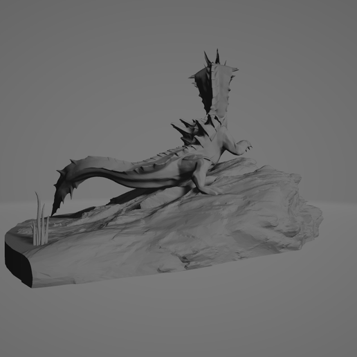 👹 MONSTER HUNTER LAGIACRUS FIGURE・ STL File for 3D printing・Cults