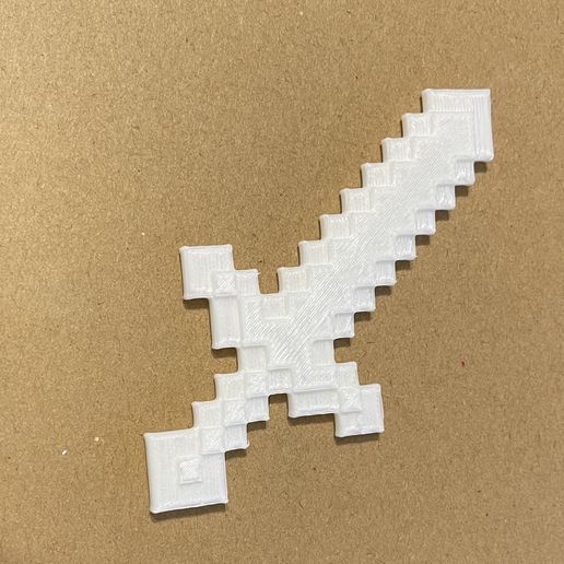 🗡️ Minecraft sword・ STL File for 3D printing・Cults