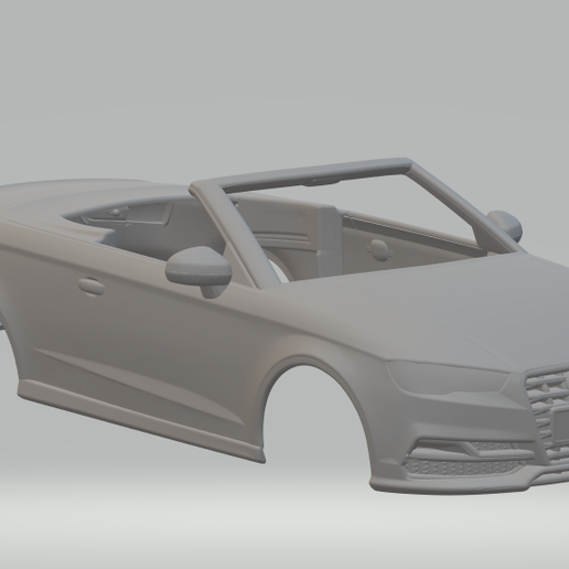 Descargar archivo STL audi s3 cabriolet • Diseño para imprimir en 3D ・ Cults