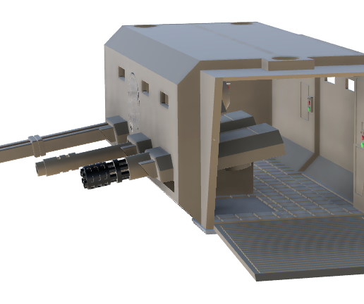 🎲 Goshawk Gunship Pod "Ghosthawk"・ 3D File for ・Cults