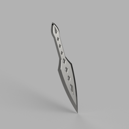 futuristic throwing knife