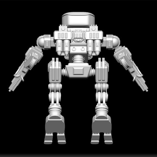 STL file War Robot 3D Print Model - Battle Mech STL File - Futuristic ...