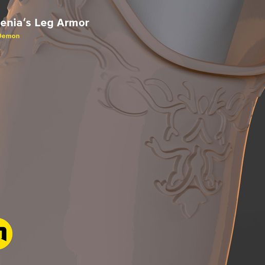 💍 Elden Ring – Malenia’s Leg Armor・ 3D File for ・Cults