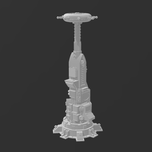 🛰 Gothic Transmission Pole and Tesla Pole・Free STL File for 3D printing ...