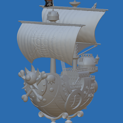 🚢 One Piece - Ship Thousand Sunny・ STL File for 3D printing・Cults