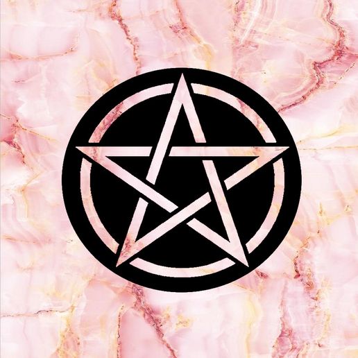 ⭐ Gothic star gothic wall decoration・ STL File for ・Cults