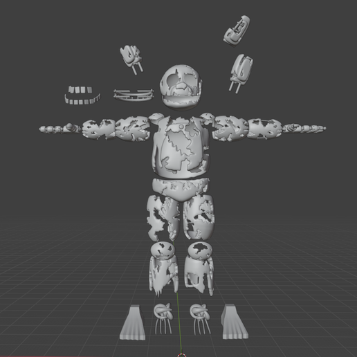 🎨 Springtrap full cosplay 3d files FNAF 3・ STL File for 3D printing・Cults