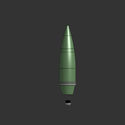 50mm cannon shell
