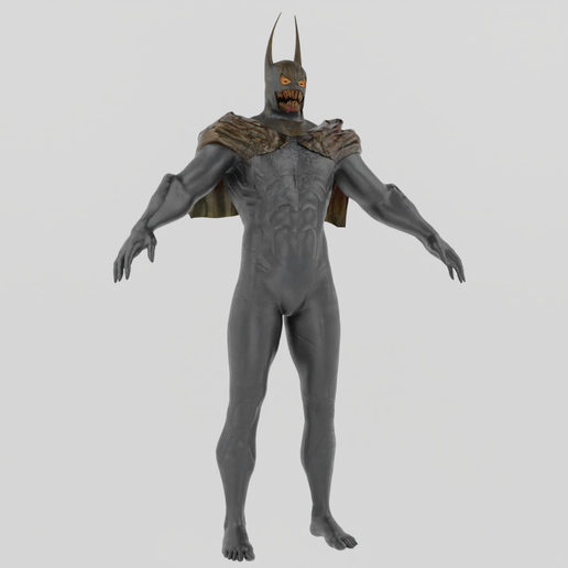 demon batman figure