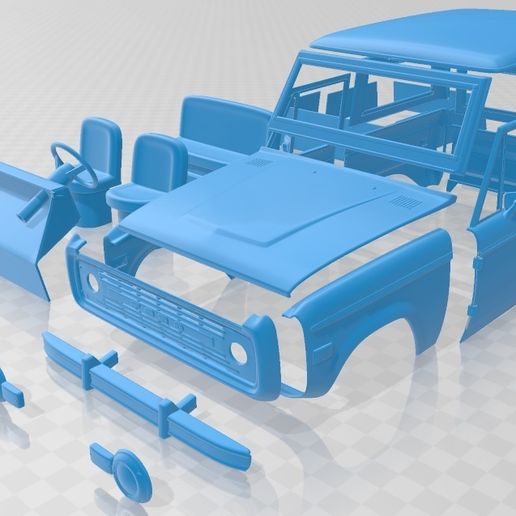 🚙 Ford Bronco 1975 Printable Car・ STL File for ・Cults