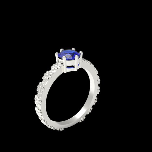 Free 3D file Flower Design Ring Floral Elegance 💐 ・3D printing idea to ...