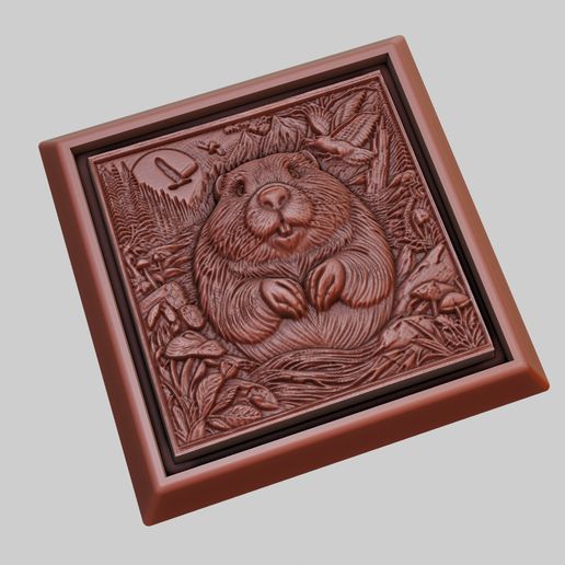 Archivo 3D Beaver Animal 3D Model for CNC Router Laser & 3D Printer 🦫 ...
