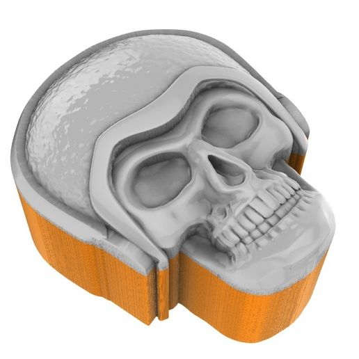 STL file skull box 💀 ・3D print design to download・Cults