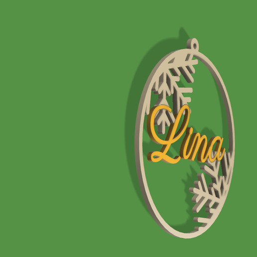 STL file Christmas bauble Lina 🎄 ・3D printing model to download・Cults