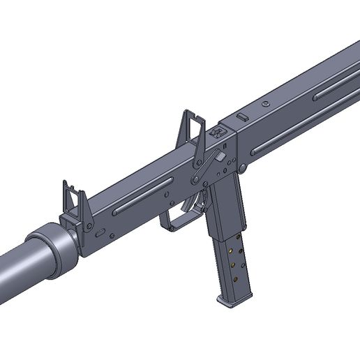 🔫 PP-90 SUBMACHINE GUN 3D MODEL, CNC PLASTIC MODEL, CNC 3D MODEL, DIY ...
