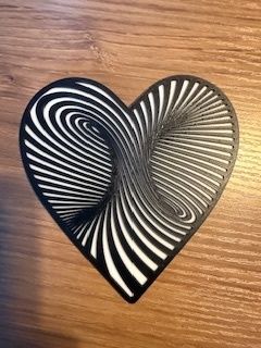 💜 Vortex Heart・Free 3MF File for 3D printing・Cults
