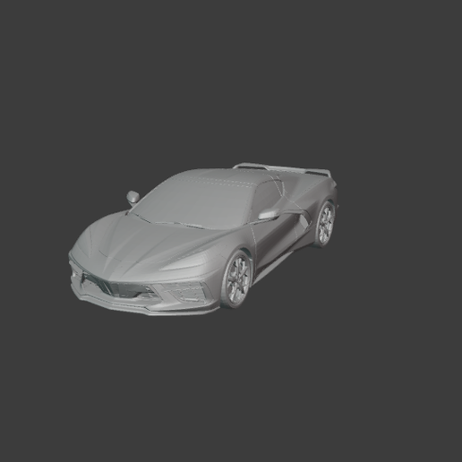 🚗 2020 Chevy Corvette C8 Stingray・ STL File for 3D printing・Cults