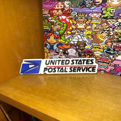 👽 US Postal logo・ STL File for 3D printing・Cults
