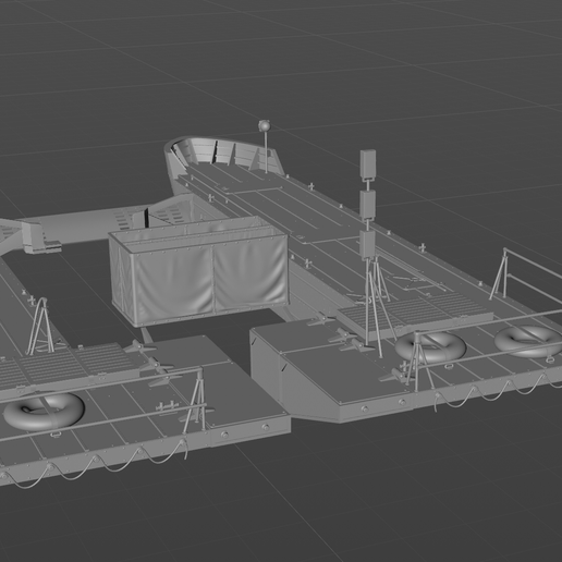 🪖 Soviet PST-63M tank float 3D model material・ OBJ File for 3D printing ...