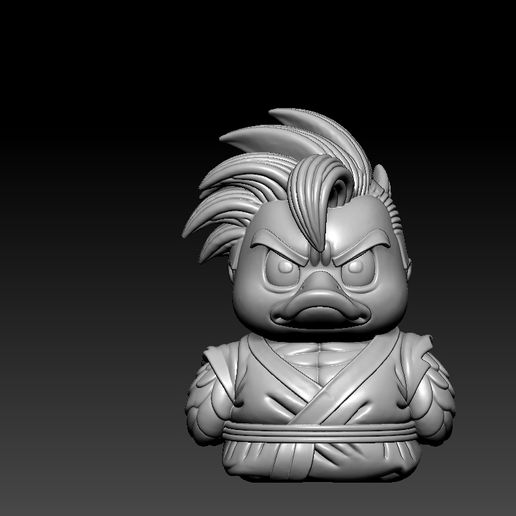 🦆 Rubber Duck - Songohan Dragon Ball Z model - 3d print・ 3D File for 3D ...
