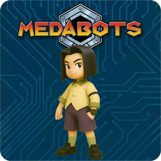 👾 Medabots Main Characters STL Pack - Ikki, Erika, Karin & Koji (Chibi ...