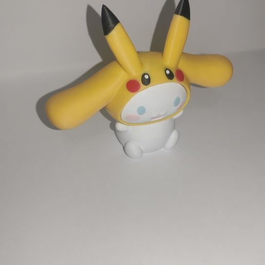 3D file Cinnamoroll pikachu 🐉 ・3D printer model to download・Cults