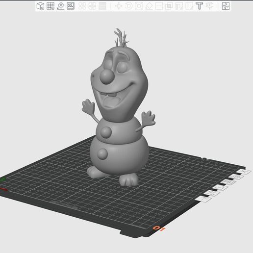 ☃️ Disney Frozen Olaf - Cute Snowman・Free STL File for 3D printing・Cults