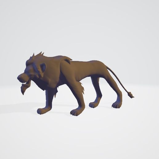🦁 scar disney the lion king・Free STL File for ・Cults