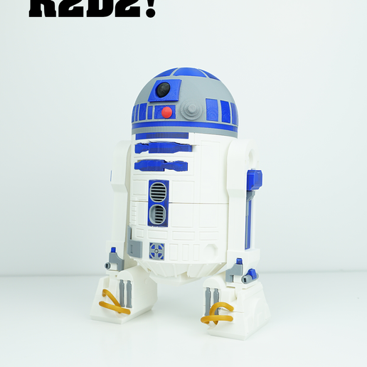 🤖 Functional R2D2! (No Need for AMS, Supports!)・ STL File for 3D ...