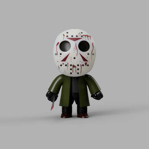 STL file Friday the 13th Mini Jason Voorhees 🎃 ・Model to download and ...