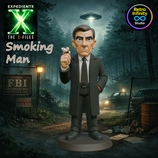 ♾️ X-Files - The X-Files 3D Collectible Figures Pack (90mm) | Retro ...