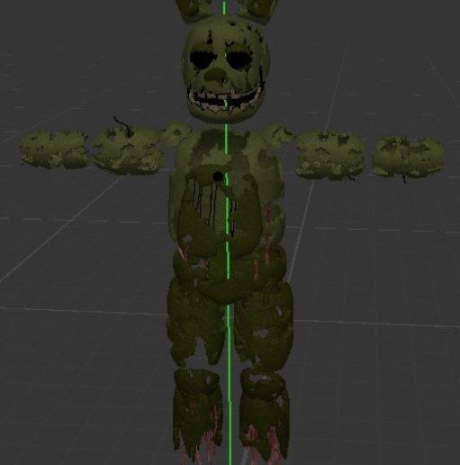 Fichier OBJ springtrap suit 🎭 ・Plan à imprimer en 3D à télécharger・Cults
