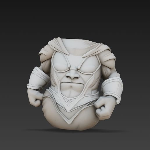 😡 Chibi Angry Warrior Figure – 3D Printable STL・ STL File for 3D ...