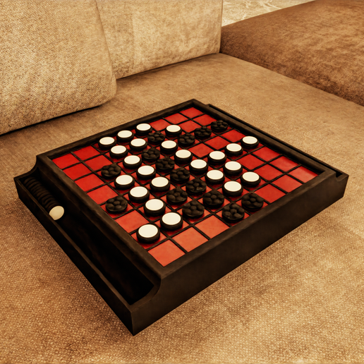🎲 Reversi - Board Game・ 3D File for ・Cults