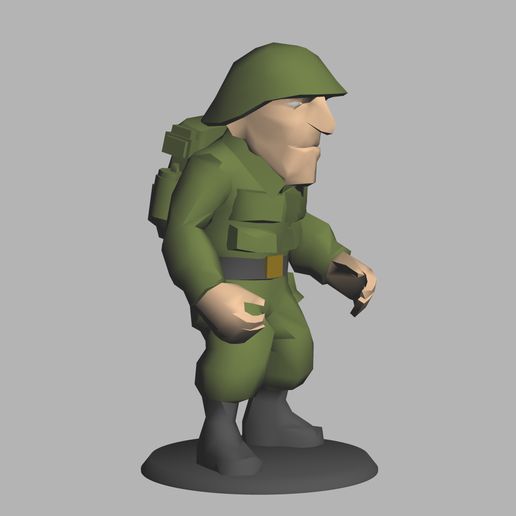 🫡 Rebel Army - Metal Slug - 3d model to print・ OBJ File for 3D printing ...