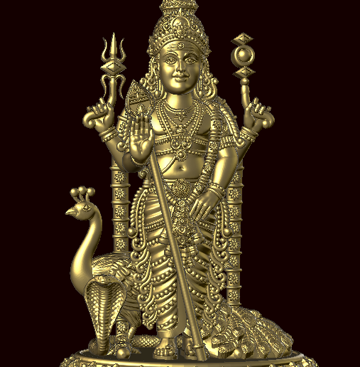 🗿 LORD MURUGAN HD MODEL・ STL File for 3D printing・Cults