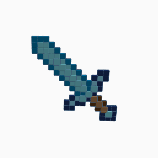 STL file Minecraft Sword 🗡️ ・3D print model to download・Cults