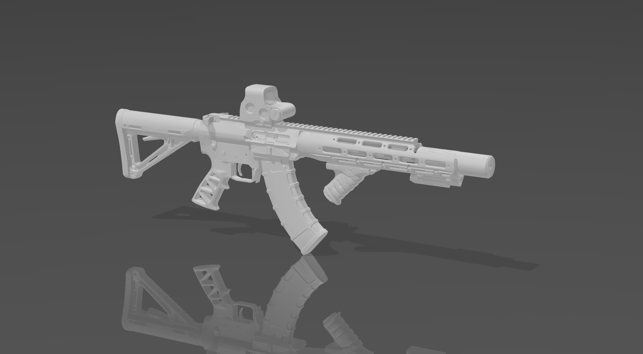 Файл STL 3D-печатная модель пистолета CMMG MK47 Mutant Escape from Tarkov EFT・Модель для ...