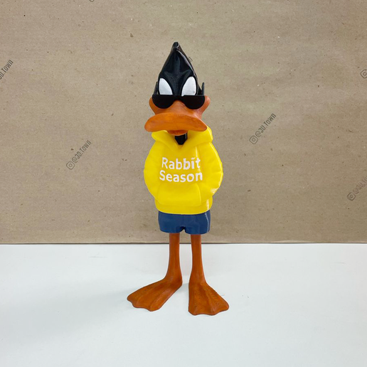 🦆 DAFFY DUCK - PATO LUCAS - URBAN VIBES - MULTIPART - LOONEY TUNE・ STL File for 3D printing・Cults