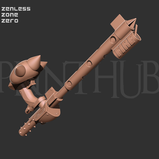 🔫 Burnice White Weapon Pack - Zenless Zone Zero for cosplay stl・ STL ...