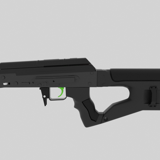 STL 文件 Body AK Airsoft Part kit Plastikov (Thumbhole Stock) 🔫 ・可下载 3D ...