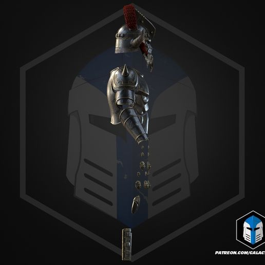 🪖 Caesar's Legion Lacerta Legate Helmet and Armor - 3D Print File・ 3D ...