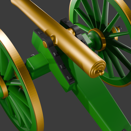 🔫 Civil war Cannon - Antique cannon・ STL File for 3D printing・Cults
