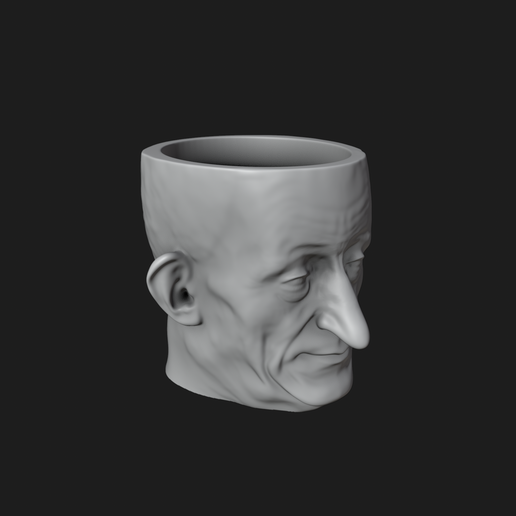 3D file Grandpa Planter - Pen Holder 🪴 ・3D printer design to download・Cults