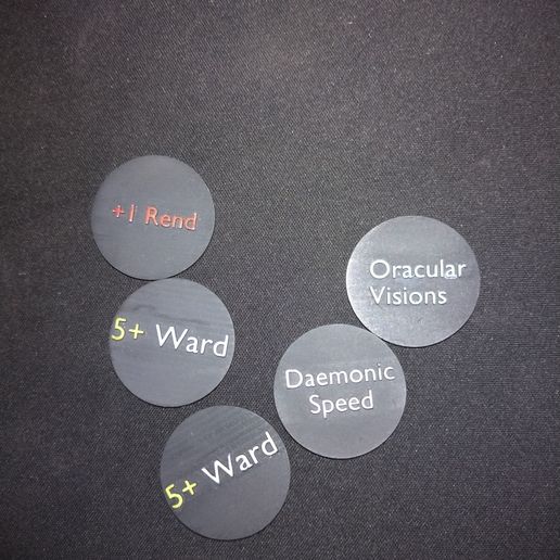 🎲 AOS Slaves to Darkness tokens・Free STL File for 3D printing・Cults