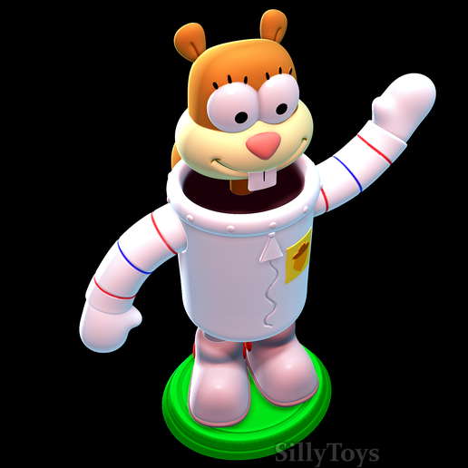 ♀️ Sandy Cheeks - SpongeBob SquarePants・ 3D File for ・Cults