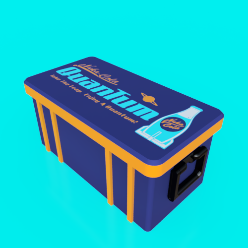 📦 Fallout Nuka Cola Quantum Cooler Stash Box・ STL File for 3D printing ...