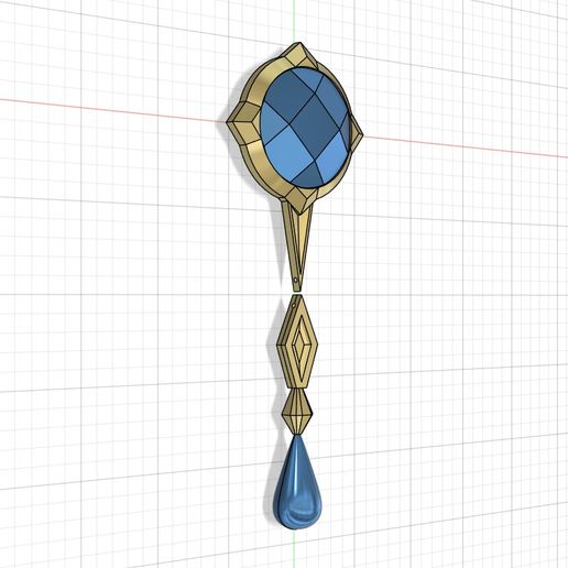 🎭 FURINA VISION - GENSHIN IMPACT・ STL File for 3D printing・Cults