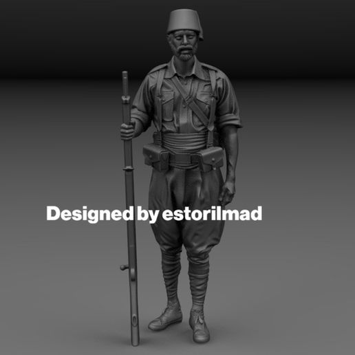 🫡 REGULAR NATIONAL SOLDIER SPANISH CIVIL WAR・ STL File for 3D printing ...