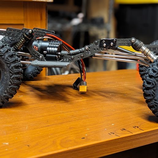 👽 Zenith LCG Chassis 1/10 RC Crawler・ STL File for 3D printing and CNC ...